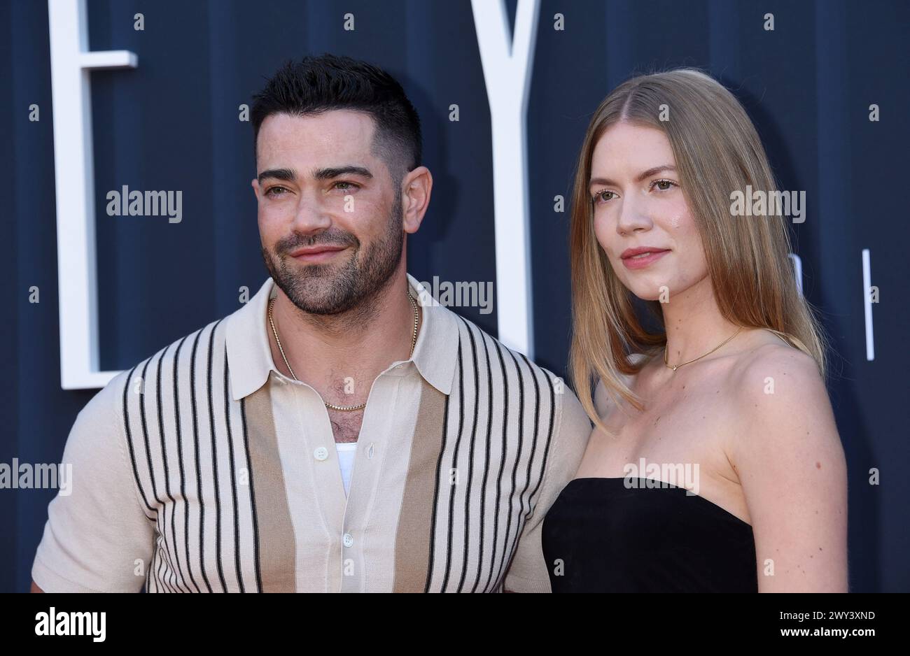 Hollywood, USA. 03rd Apr, 2024. Jesse Metcalfe and Helen Immel arriving ...
