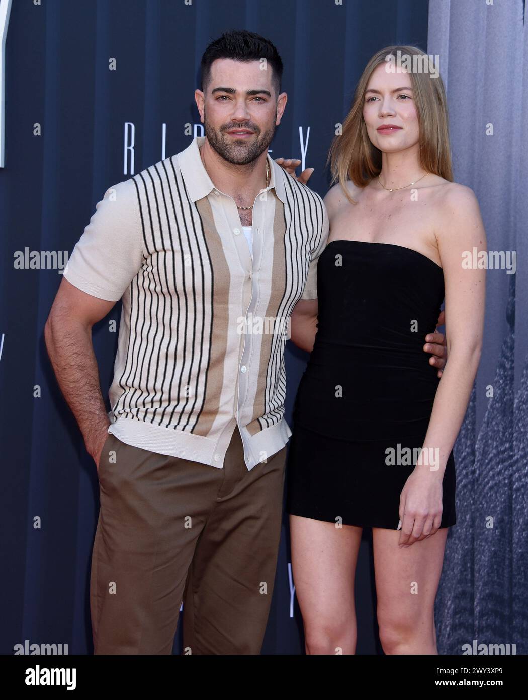 Hollywood, USA. 03rd Apr, 2024. Jesse Metcalfe and Helen Immel arriving ...