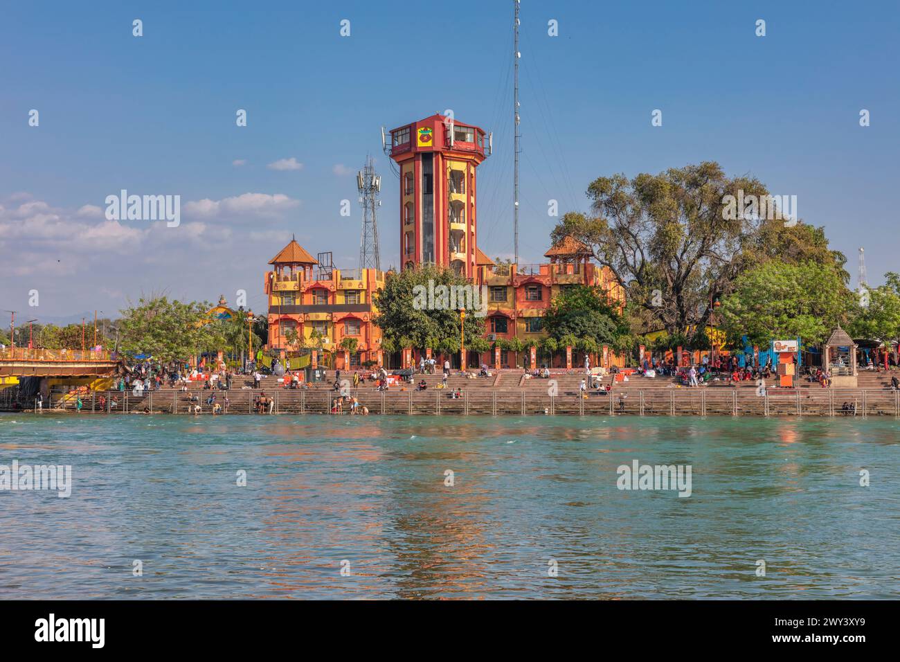 Ganges river, Haridwar, Uttarakhand, India Stock Photo - Alamy