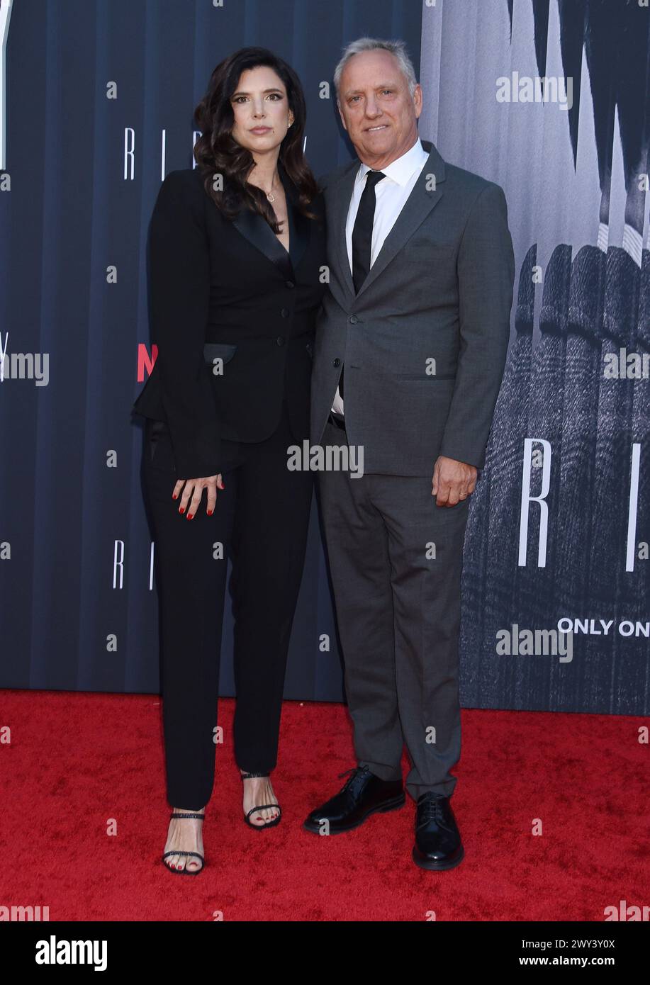 Hollywood, USA. 03rd Apr, 2024. Guja Quaranta and Clayton Townsend ...
