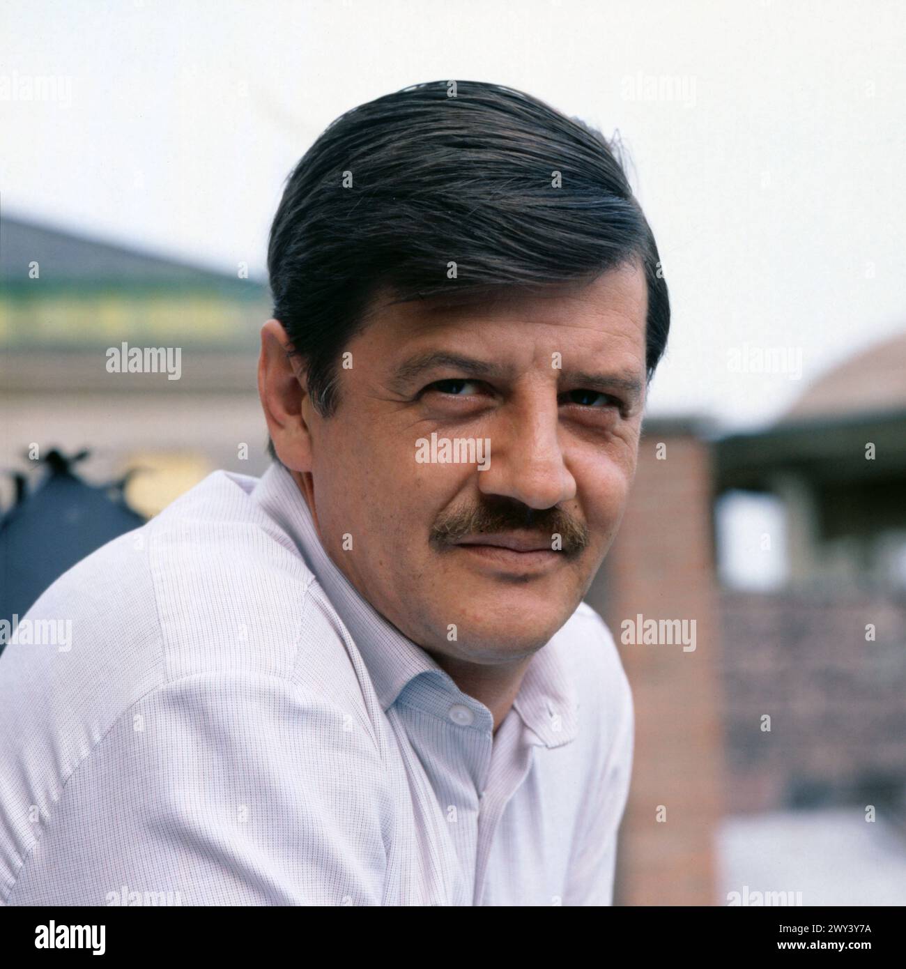 Hans Brenner, österreichischer Schauspieler, Portrait von 1980 Stock ...