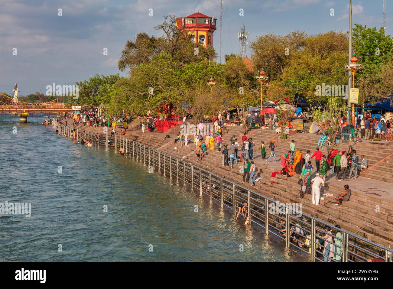 Ganges river, Haridwar, Uttarakhand, India Stock Photo - Alamy