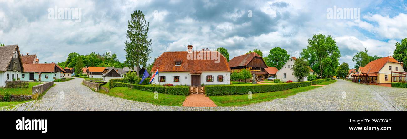 Birth house of former yugoslavian leader Josip Broz Tito in Kumrovec ...