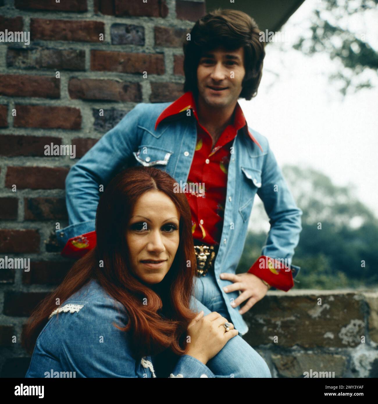 Nina & Mike, aka Michaela und Lothar Schähfer, deutsches Schlager-Duo ...