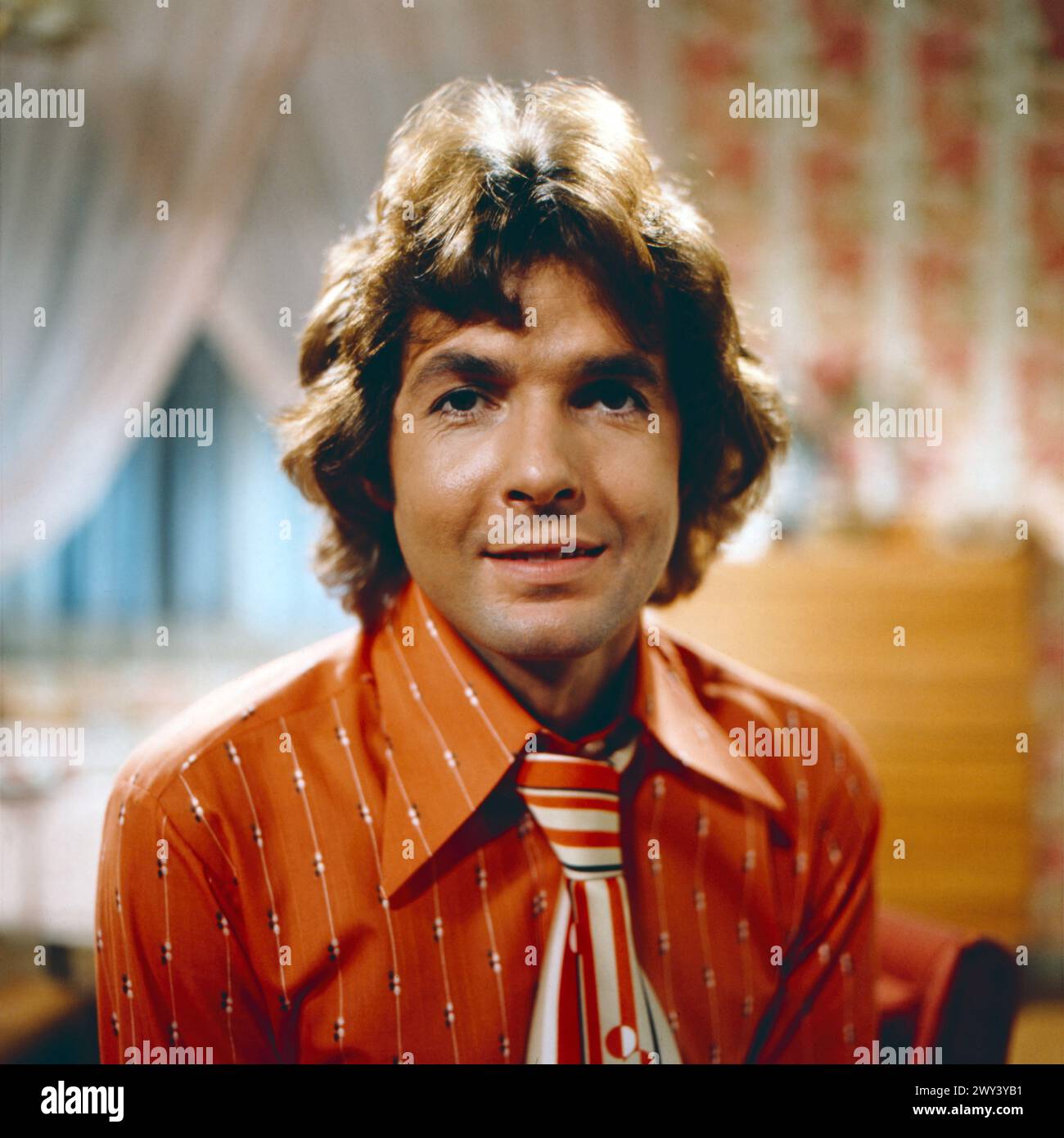 Chris Roberts, deutscher Schlagersänger, Portrait, circa 1976 Stock ...