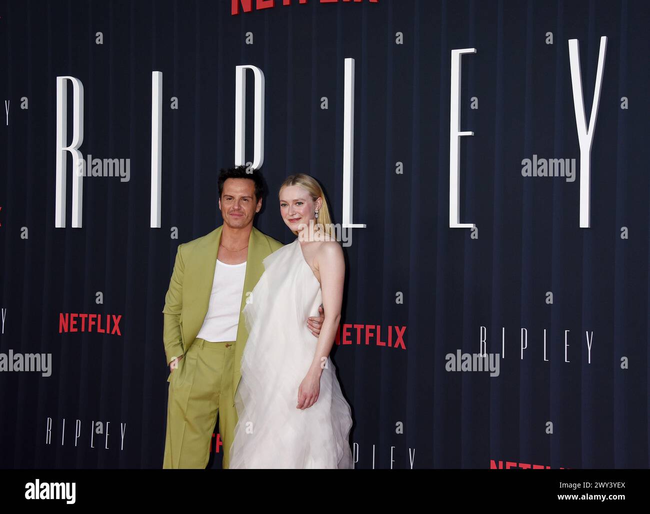 Hollywood, USA. 03rd Apr, 2024. Andrew Scott and Dakota Fanning ...