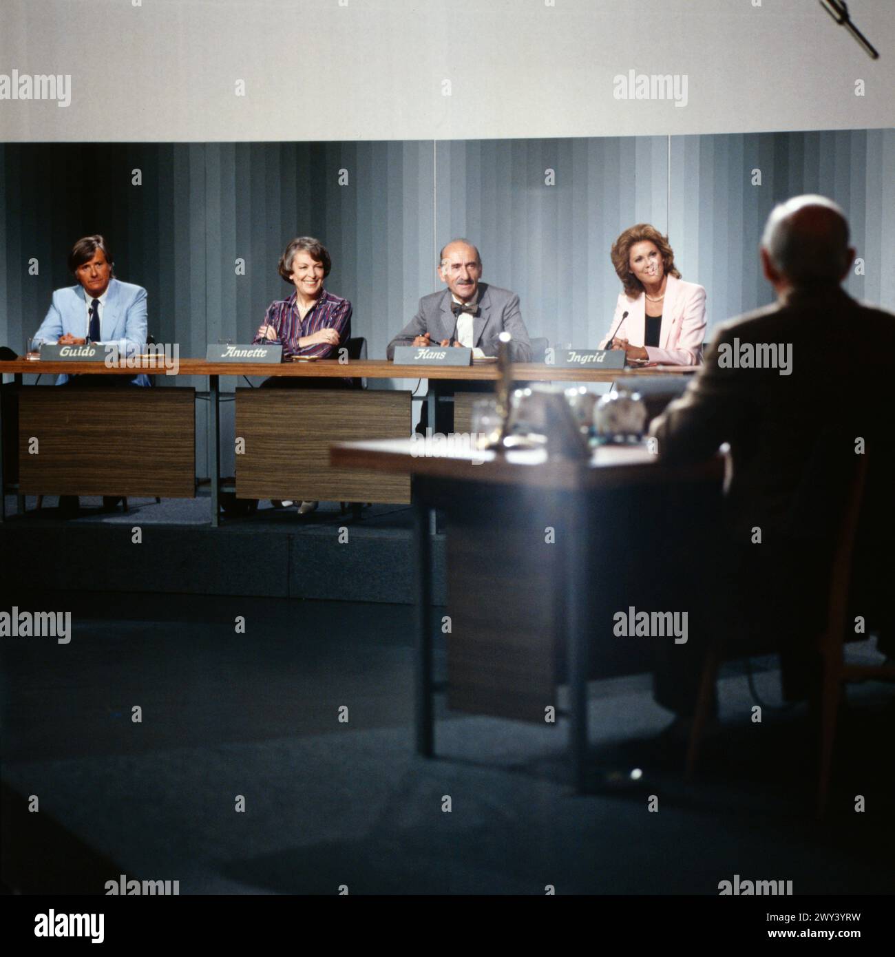 Was bin ich?, ARD Quizsendung, heiteres Berufe raten, 1981, Bild ...