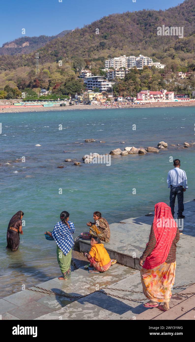 Ganges river, Rishikesh, Hrishikesh, Uttarakhand, India Stock Photo - Alamy