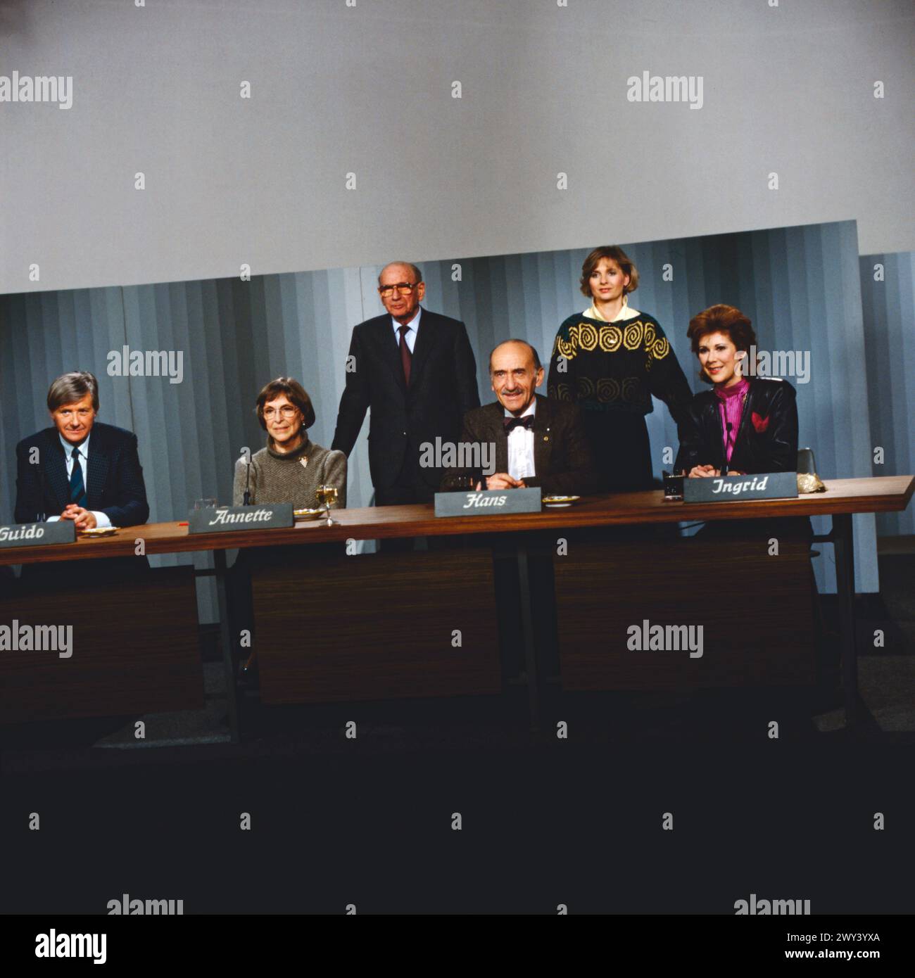 Was bin ich?, ARD Ratesendung, heiteres Berufe raten, 1985, Bild ...