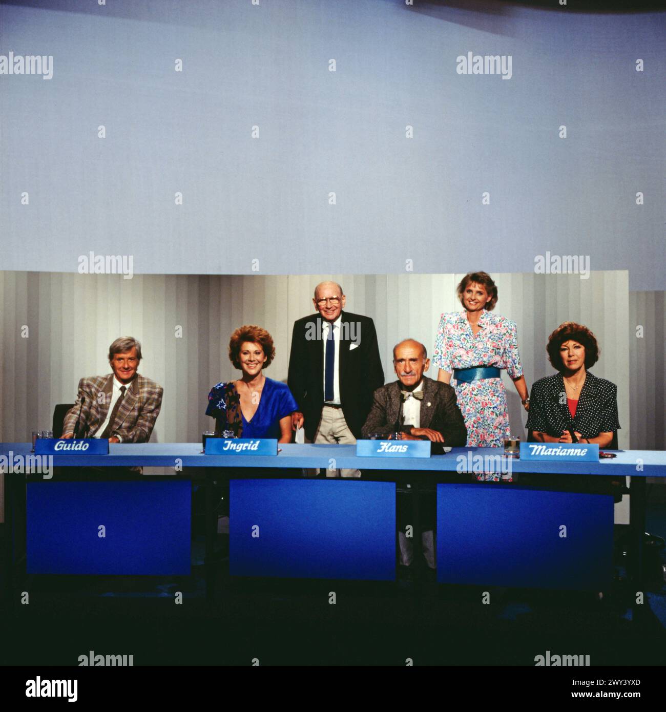 Was bin ich?, ARD Ratesendung, heiteres Berufe raten, circa 1988, Bild ...