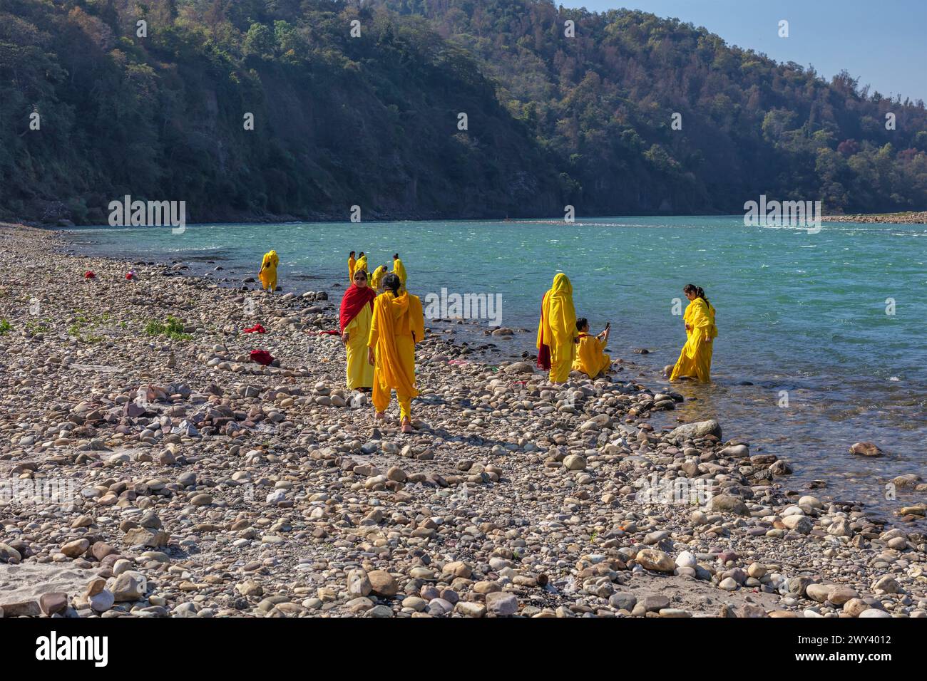Ganges river, Rishikesh, Hrishikesh, Uttarakhand, India Stock Photo - Alamy