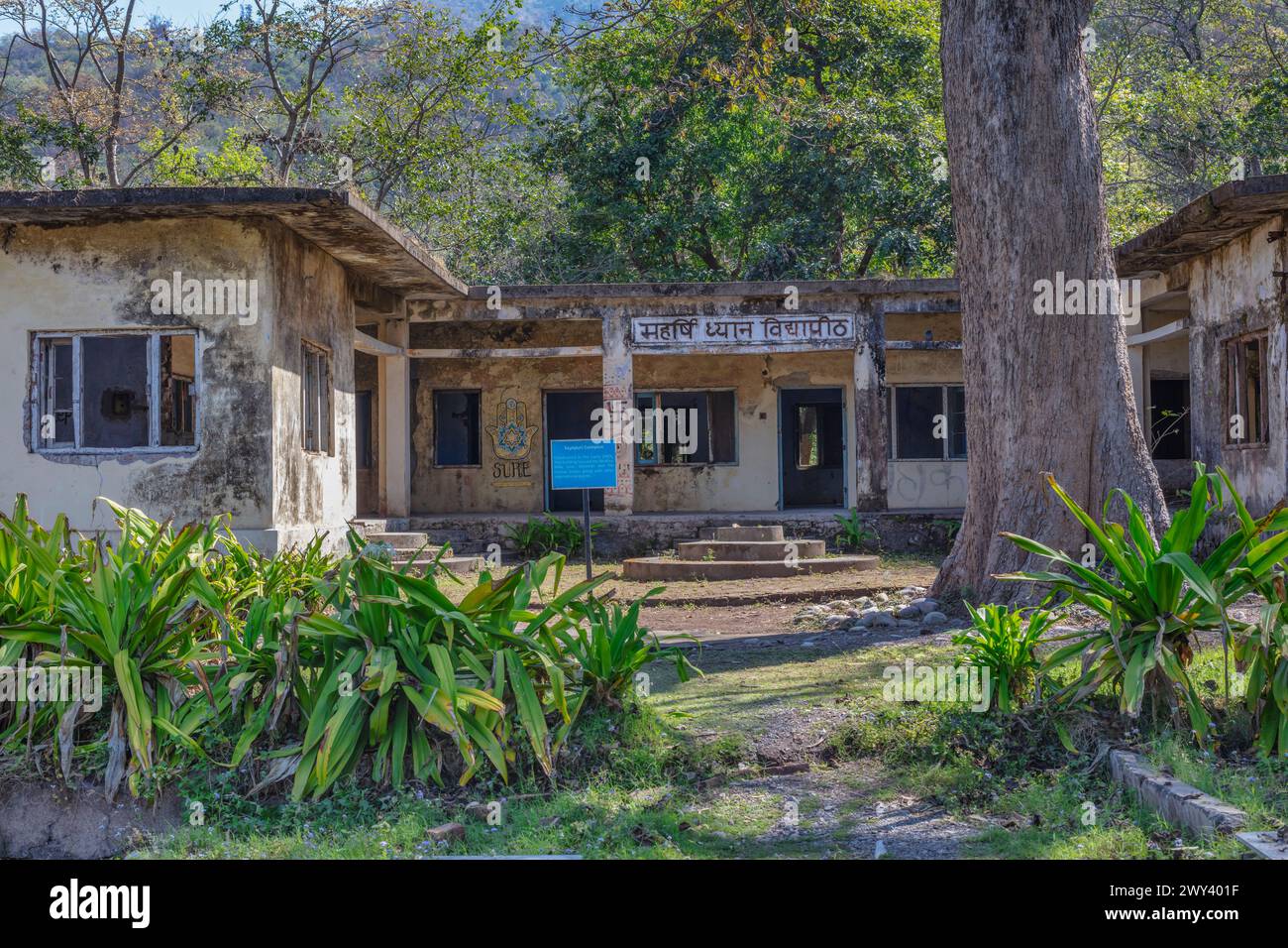 Beatles ashram, Rishikesh, Hrishikesh, Uttarakhand, India Stock Photo ...