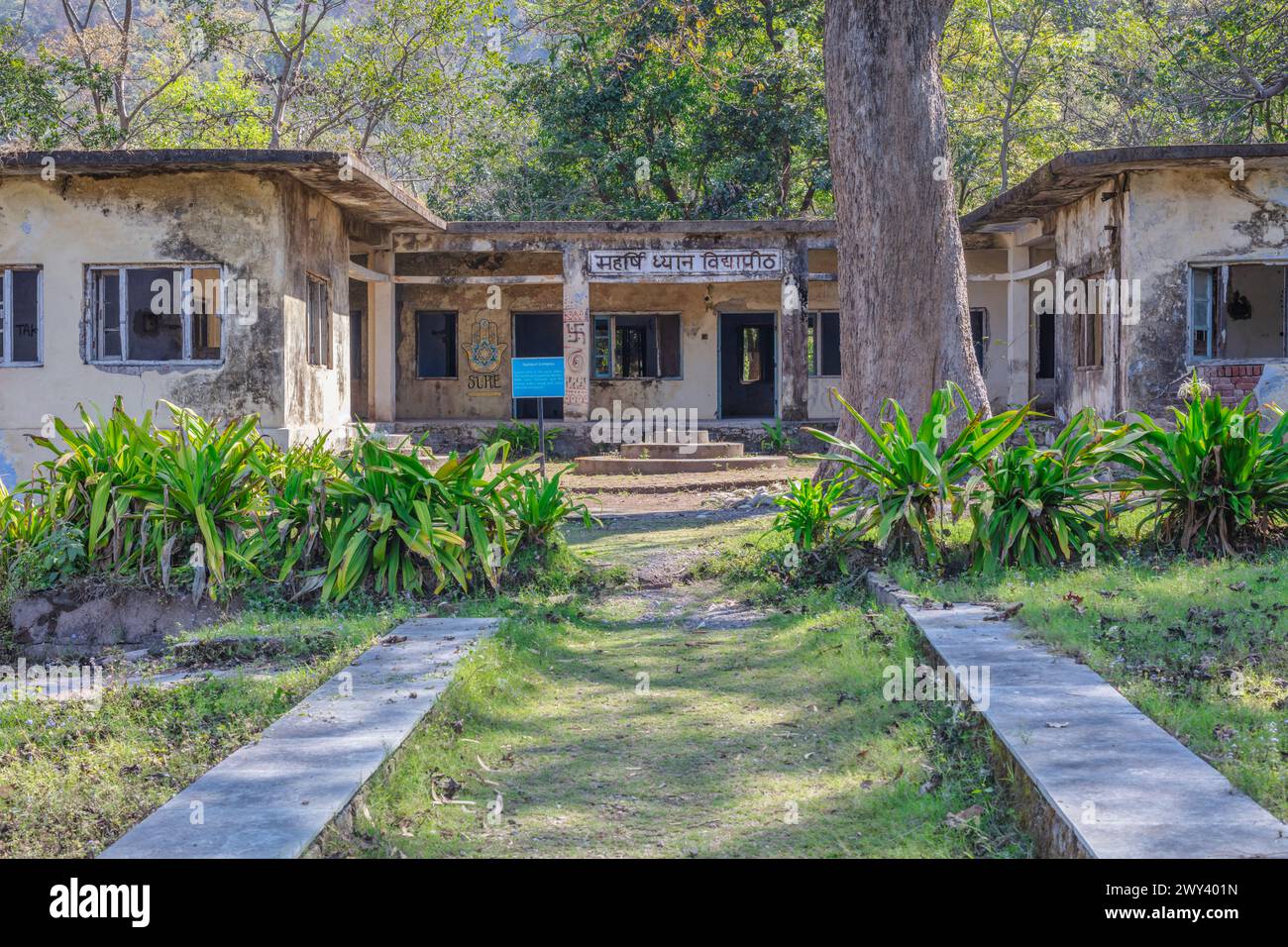 Beatles ashram, Rishikesh, Hrishikesh, Uttarakhand, India Stock Photo ...