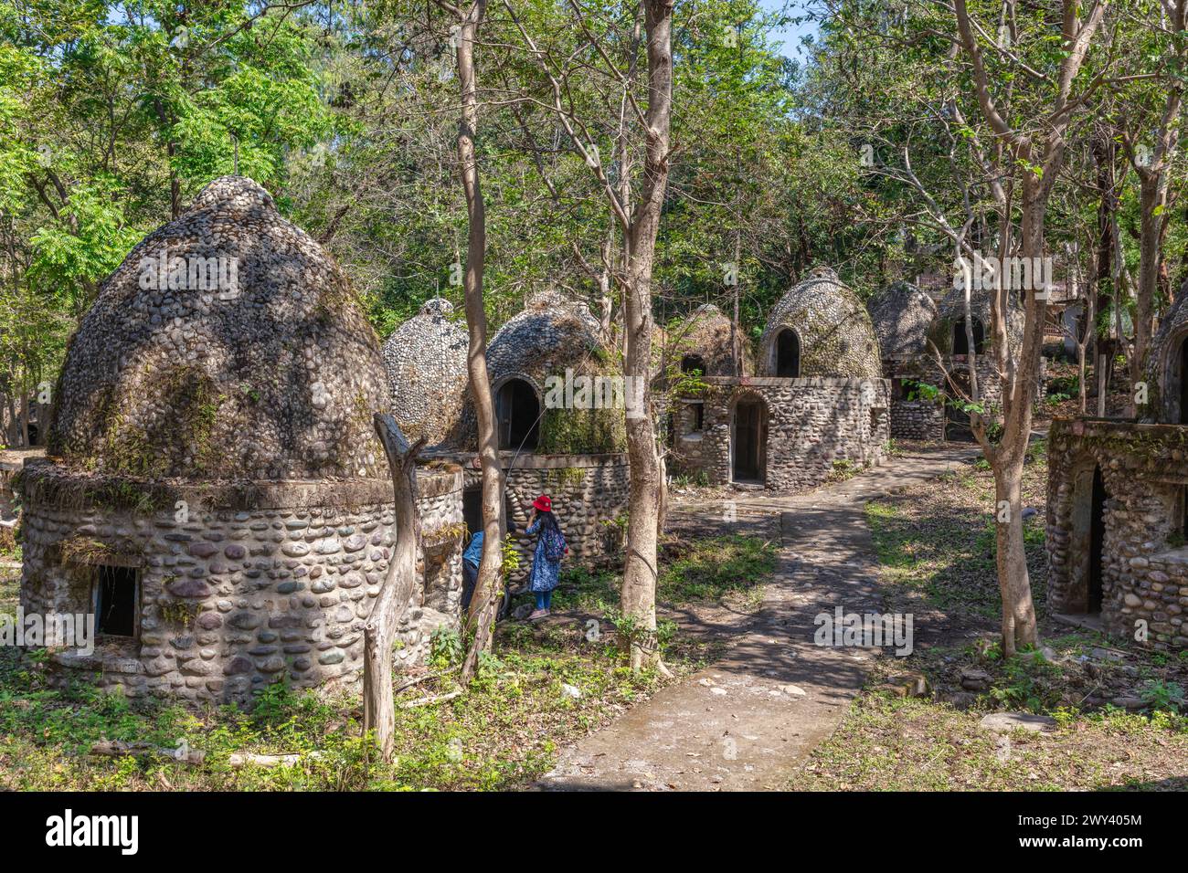 Beatles ashram, Rishikesh, Hrishikesh, Uttarakhand, India Stock Photo ...