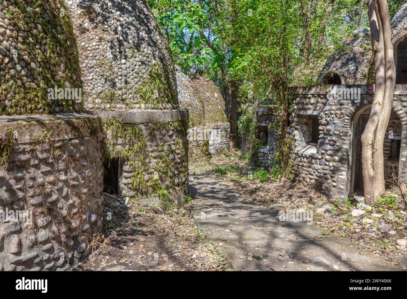 Beatles ashram, Rishikesh, Hrishikesh, Uttarakhand, India Stock Photo ...