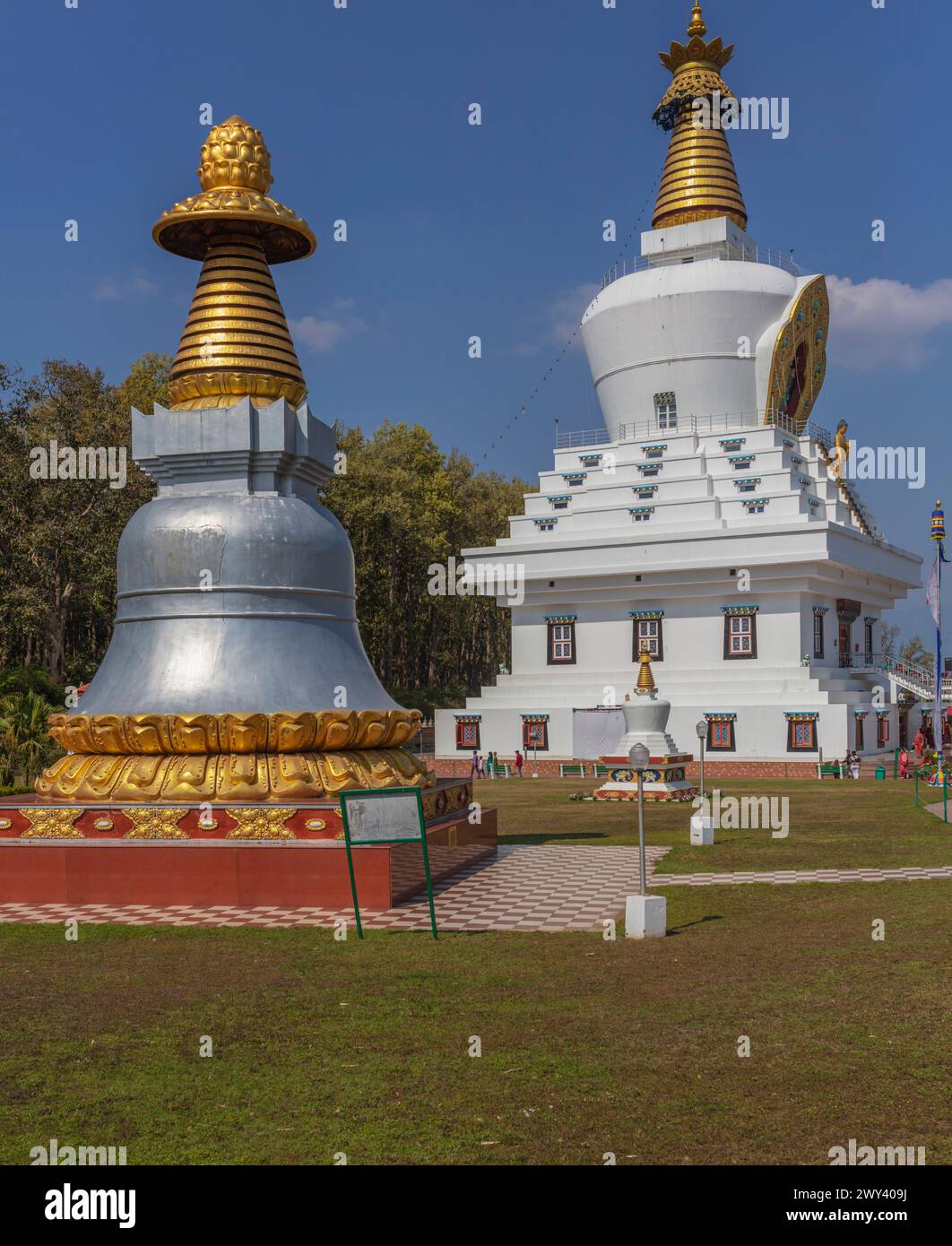 Stupa, Buddha Temple, Dehradun, Uttarakhand, India Stock Photo - Alamy