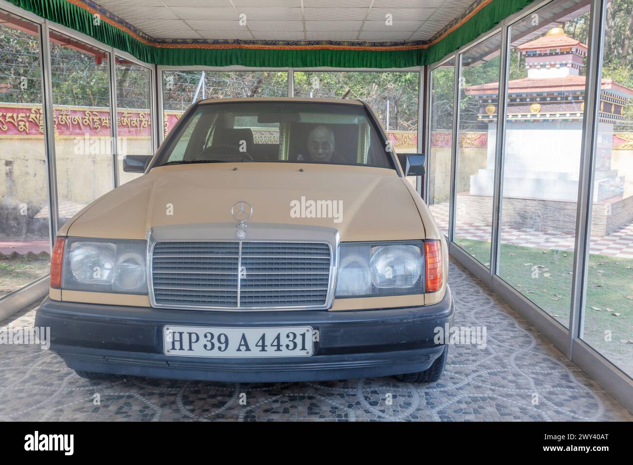 Mercedes Benz car of 14th Dalai lama, Buddha Temple, Dehradun ...