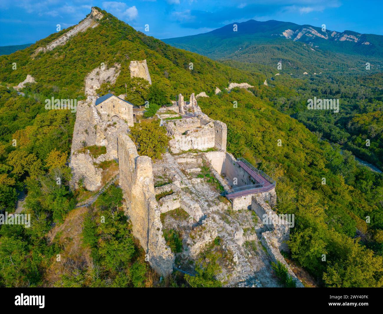 Aerial view ujarma fortress ancient hi-res stock photography and images ...