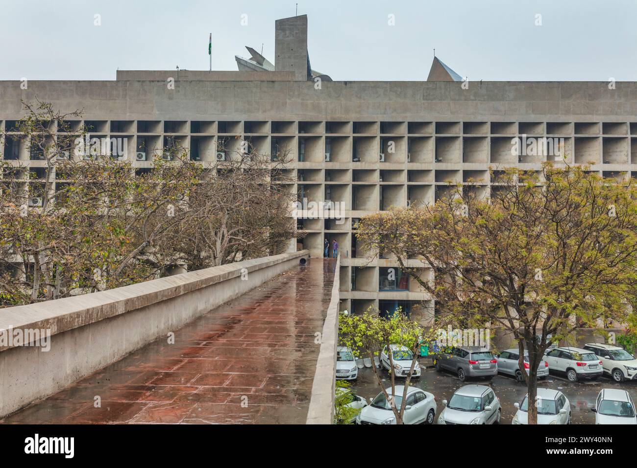 Palace of Assembly, Le Corbusier, Chandigarh, India Stock Photo - Alamy