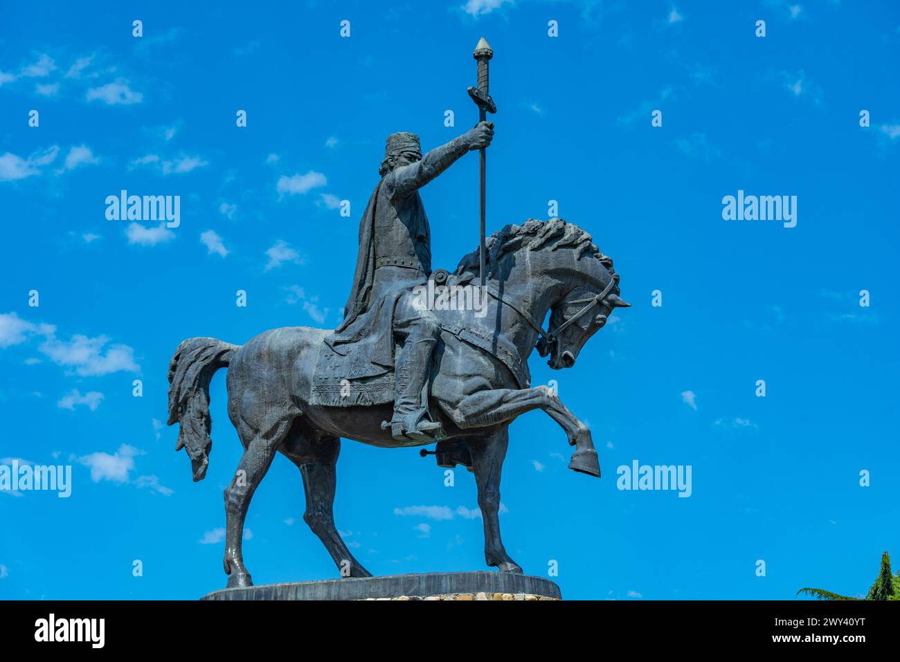Equestrian Statue of King Erekle II in Telavi, Georgia Stock Photo - Alamy