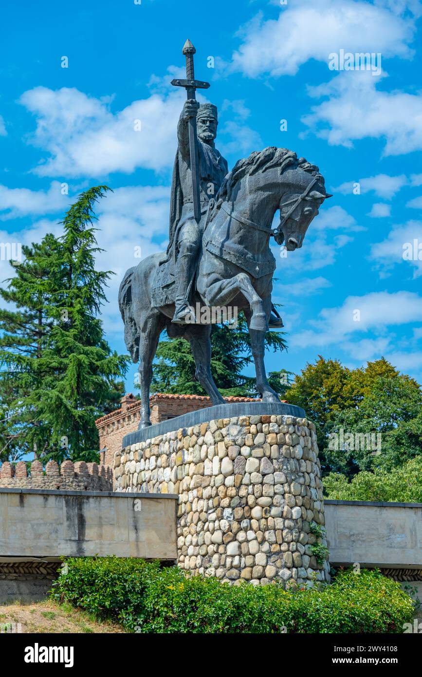 Equestrian Statue of King Erekle II in Telavi, Georgia Stock Photo - Alamy