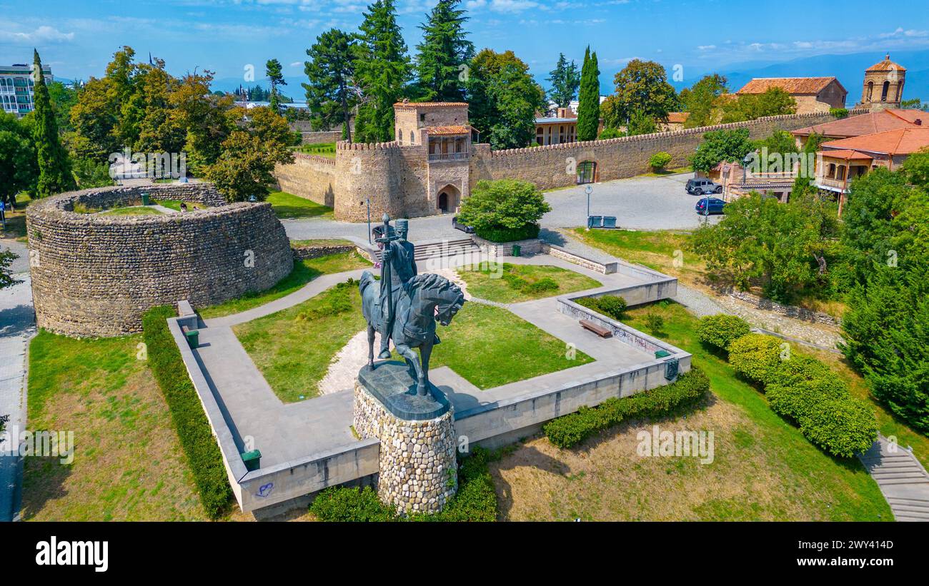 Panorama view of Telavi fortress, Georgia Stock Photo - Alamy