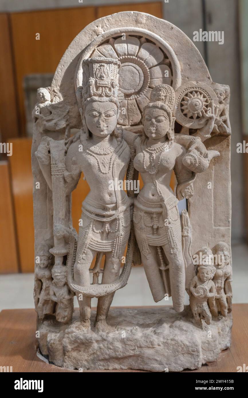 Vishnu and Lakshmi, 12th century, Agroha, Haryana, Museum and Art ...