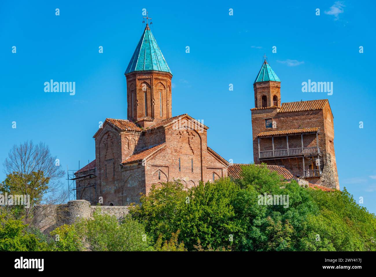 Gremi Church of Archangels and Royal Tower in Georgia Stock Photo - Alamy
