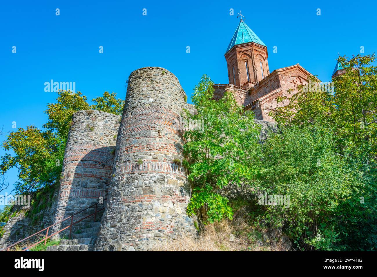 Gremi Church of Archangels and Royal Tower in Georgia Stock Photo - Alamy
