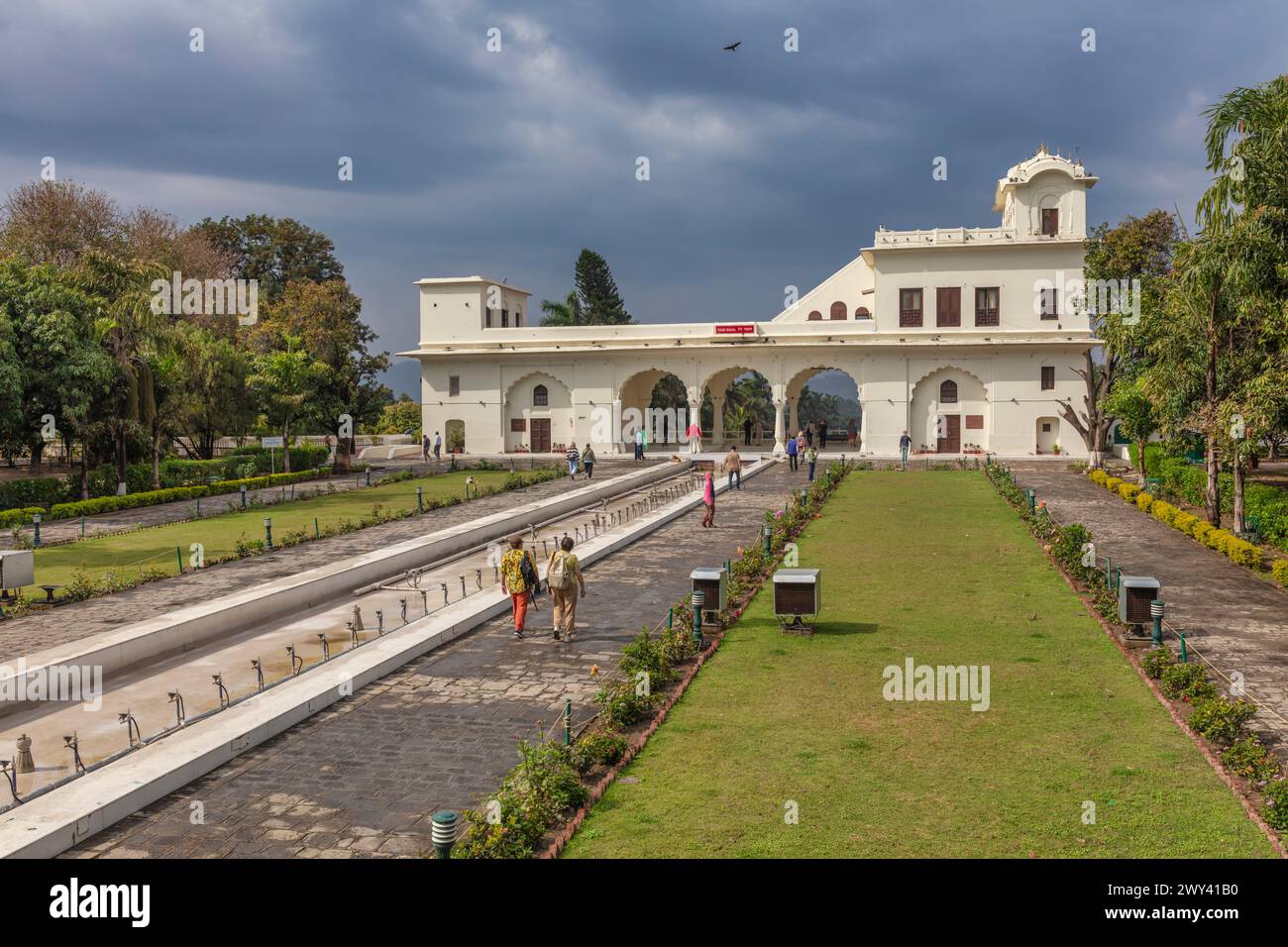 Rang Mahal, Yadavindra Gardens, Pinjore Gardens, Haryana, India Stock ...