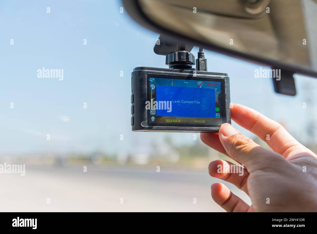 Dashcam car dash camera view hi-res stock photography and images - Alamy