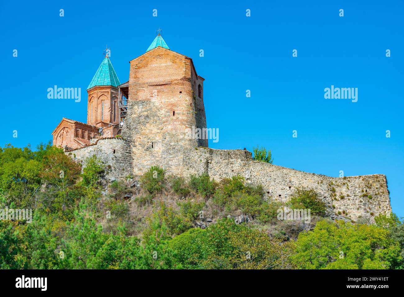 Gremi Church of Archangels and Royal Tower in Georgia Stock Photo - Alamy