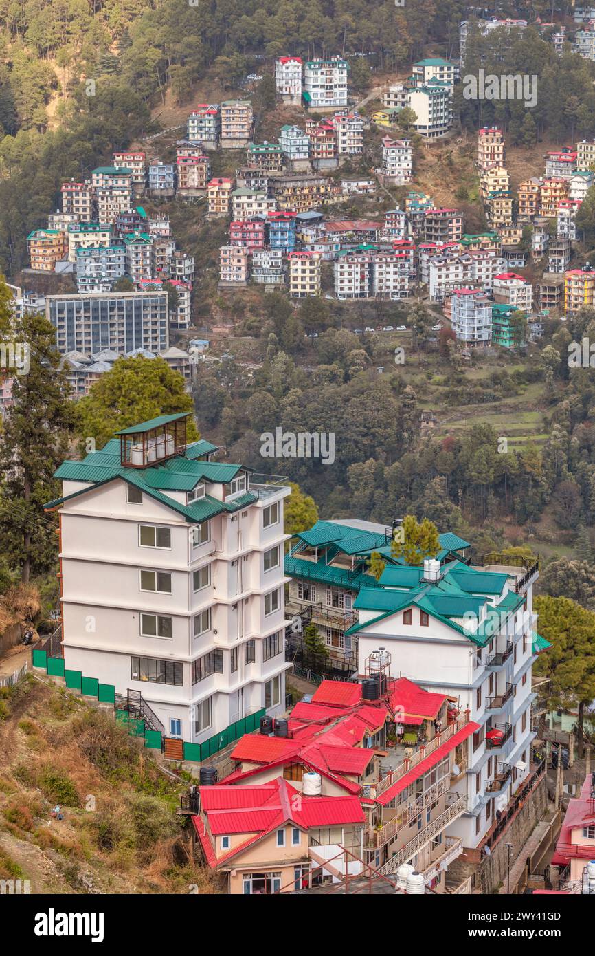 Cityscape of Shimla, Himachal Pradesh, India Stock Photo - Alamy
