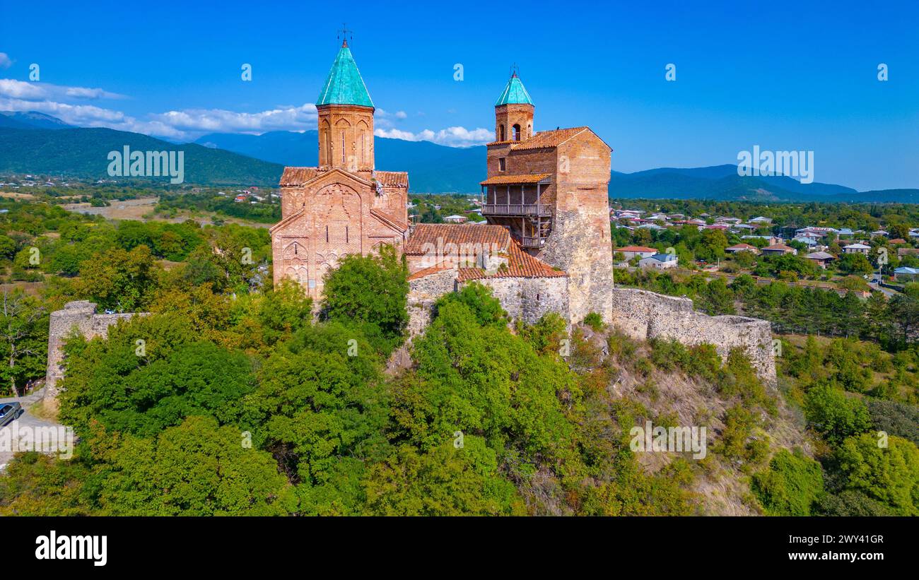 Gremi Church of Archangels and Royal Tower in Georgia Stock Photo - Alamy