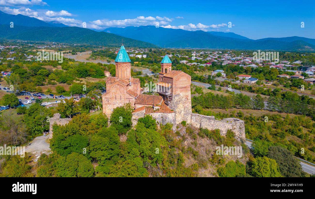 Gremi Church of Archangels and Royal Tower in Georgia Stock Photo - Alamy