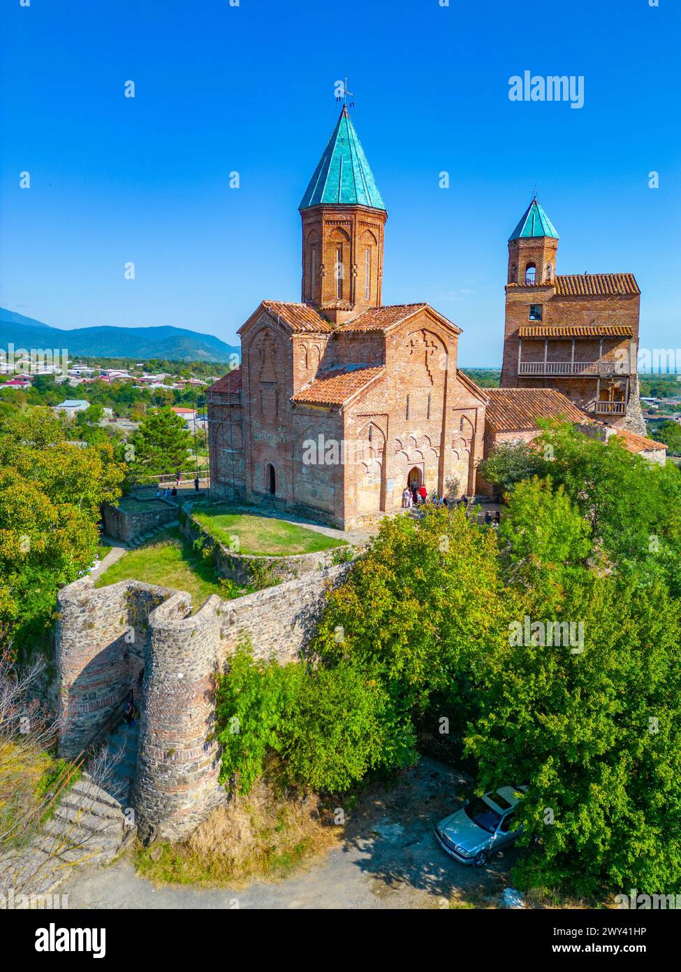 Gremi Church of Archangels and Royal Tower in Georgia Stock Photo - Alamy