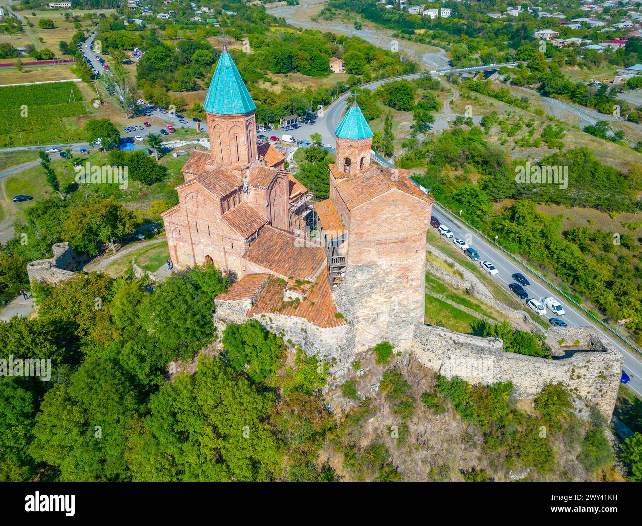 Gremi Church of Archangels and Royal Tower in Georgia Stock Photo - Alamy