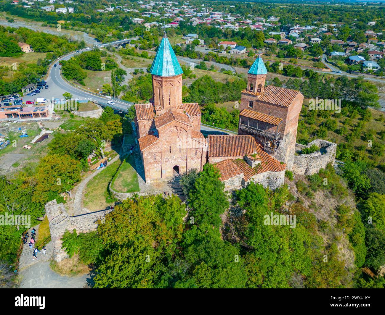 Gremi Church of Archangels and Royal Tower in Georgia Stock Photo - Alamy