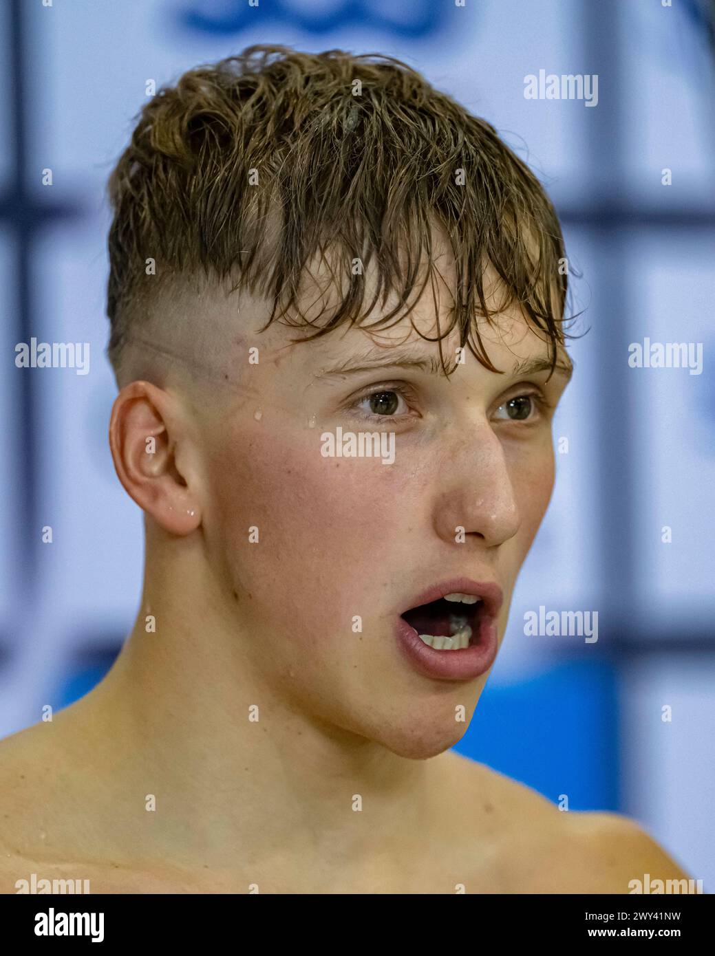 LONDON, UNITED KINGDOM. 03 April, 2024. Joshua Gammon Men’s Paris 200m ...