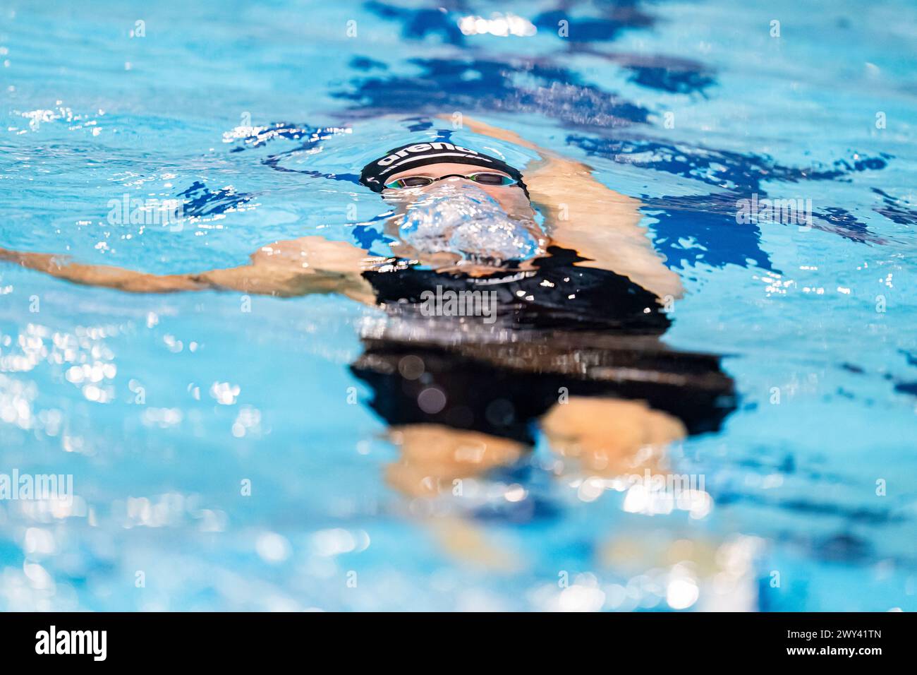 LONDON, UNITED KINGDOM. 03 April, 2024. Kathleen Dawson competes in ...