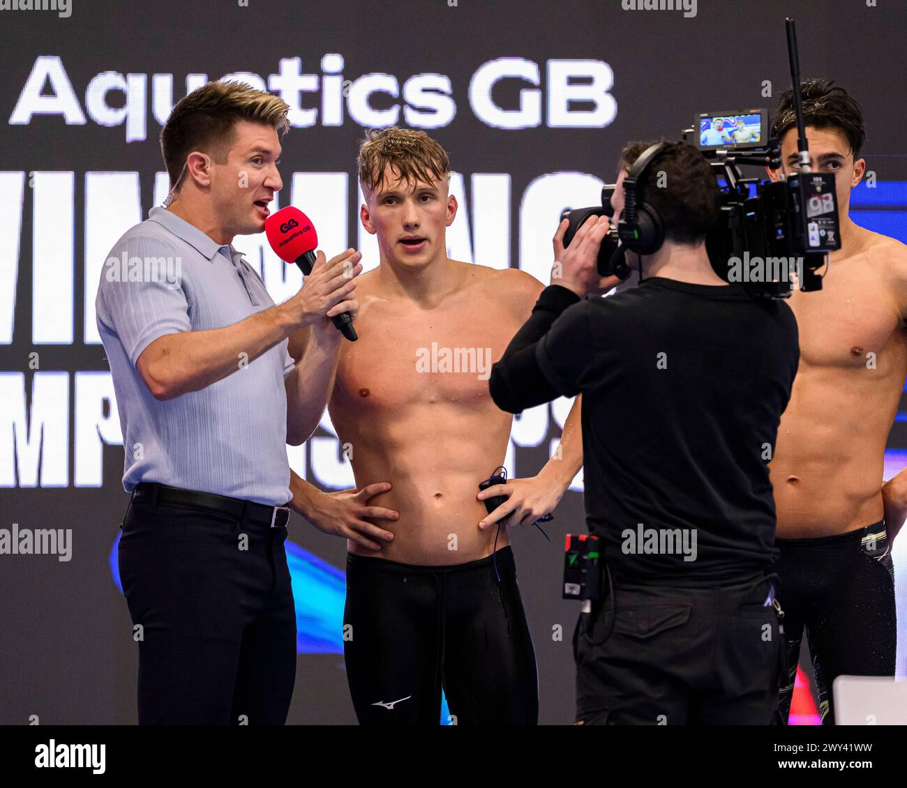 LONDON, UNITED KINGDOM. 03 April, 2024. Joshua Gammon Men’s Paris 200m ...