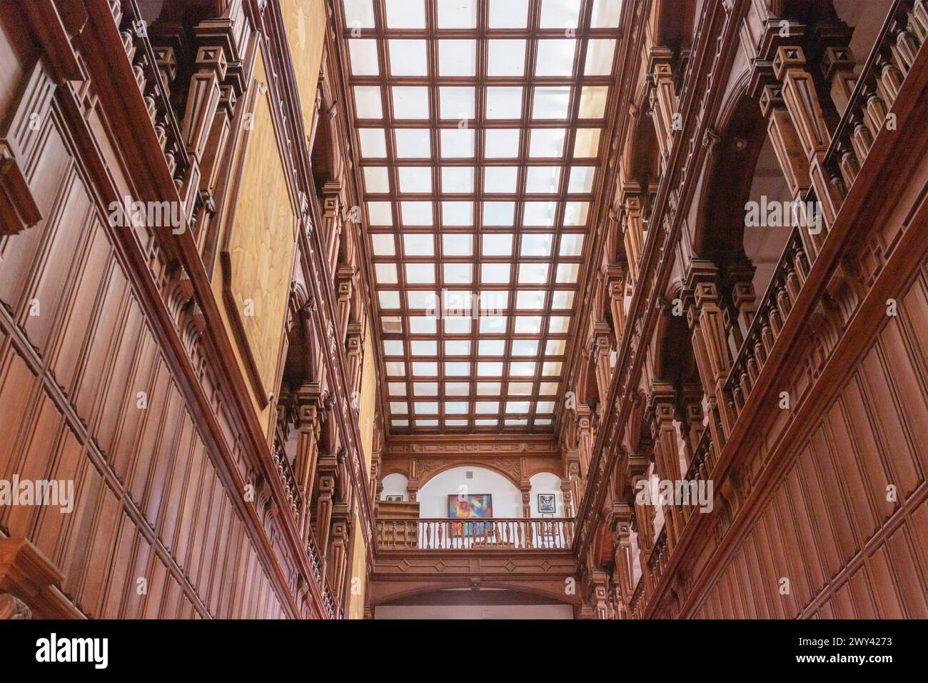 Interior of Rashtrapati Niwas, Viceregal Lodge, 1888, Shimla, Himachal ...