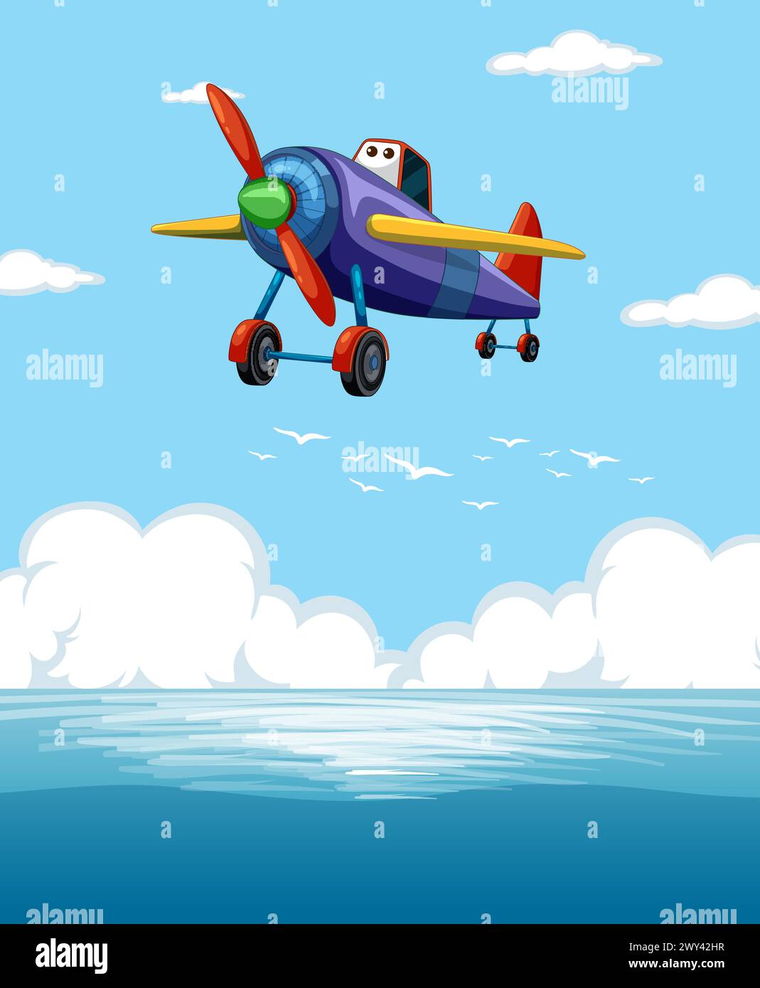 Animated plane hi-res stock photography and images - Alamy