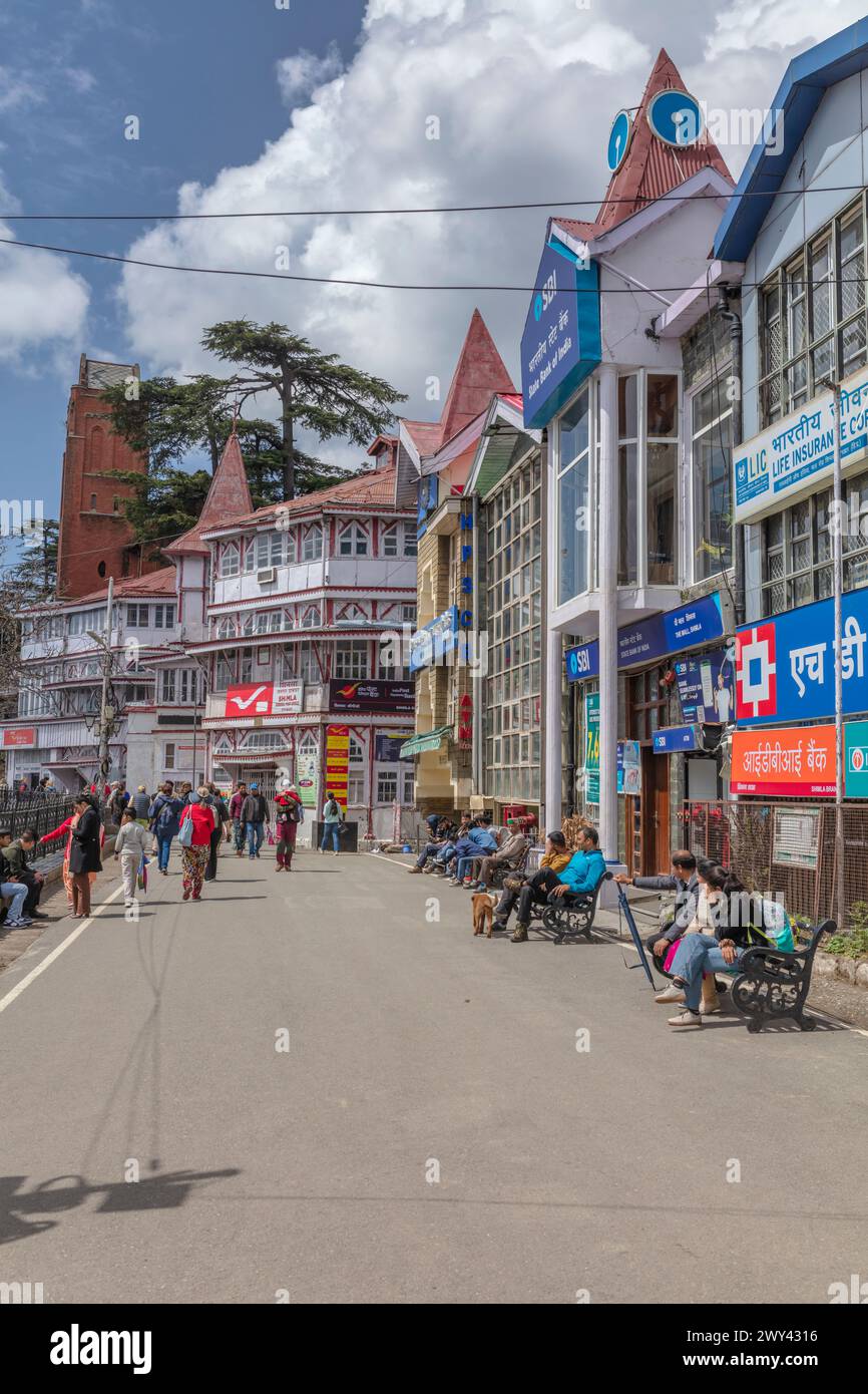 General post office, 1882, Shimla, Himachal Pradesh, India Stock Photo ...