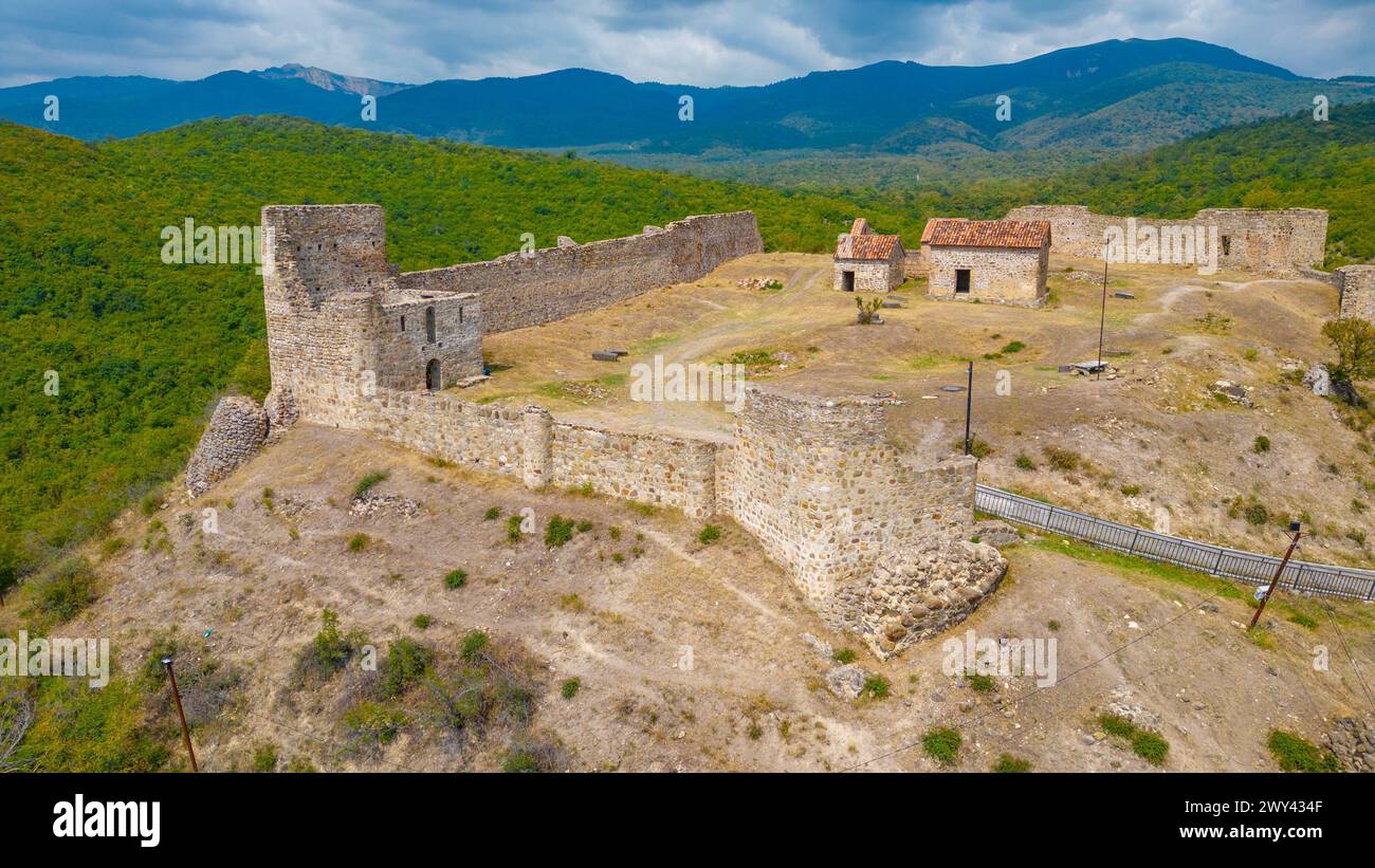 Summer view of the Manavi Fortress in Georgia Stock Photo - Alamy