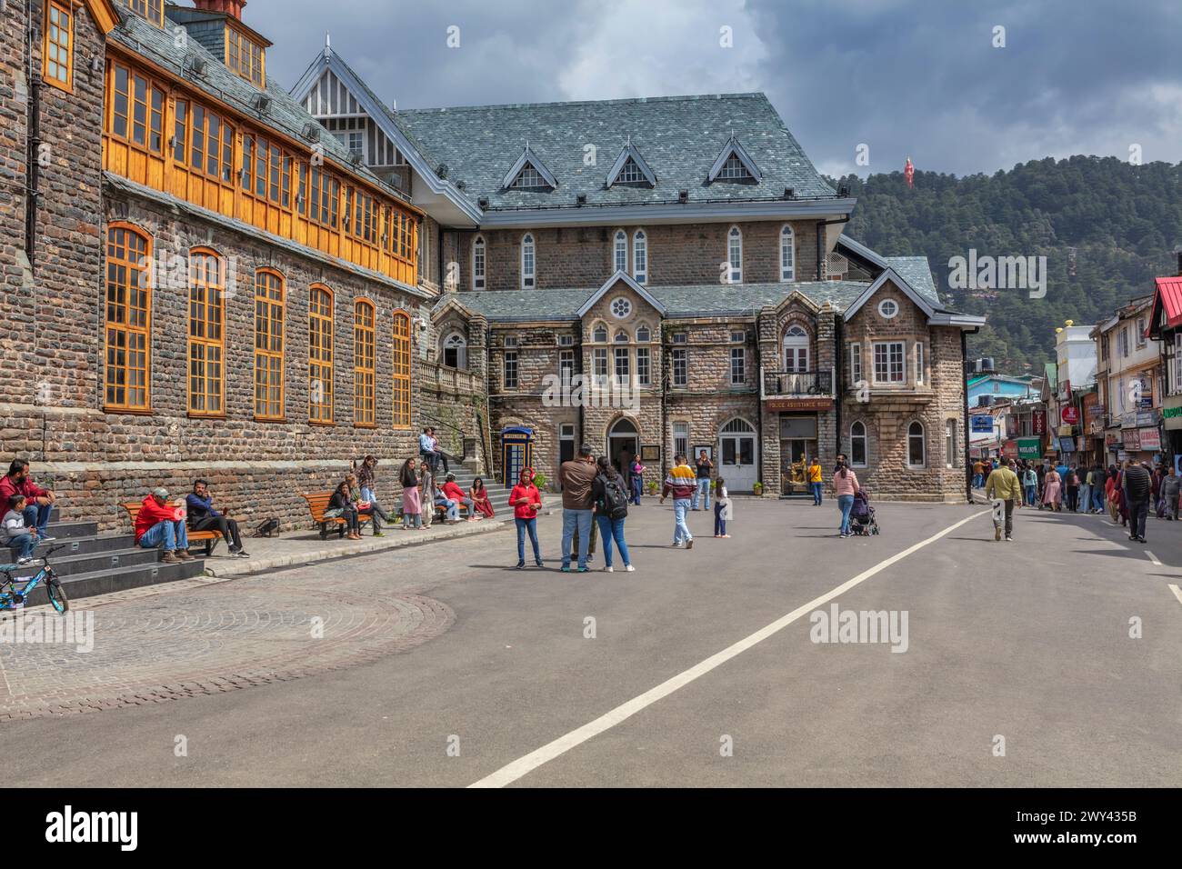 Shimla town hi-res stock photography and images - Alamy