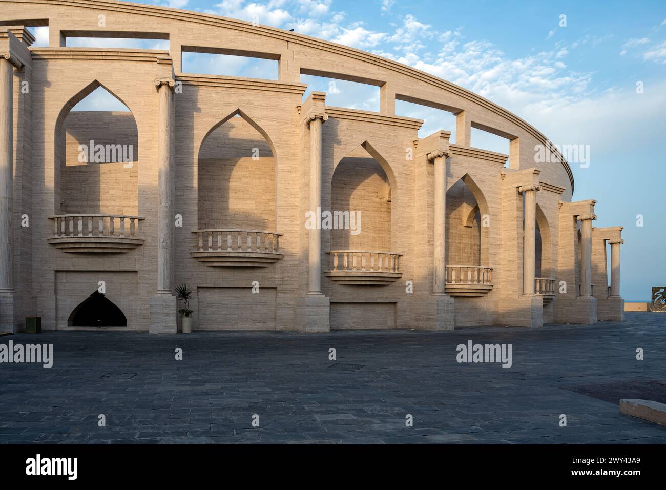 Amphitheater in Katara Cultural Village in Doha, Qatar Stock Photo - Alamy