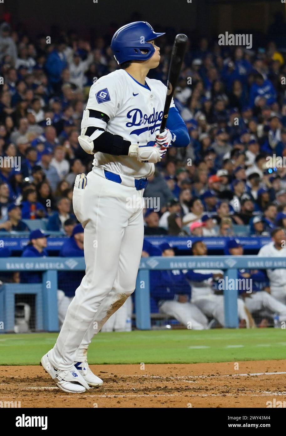 Los Angeles, United States. 03rd Apr, 2024. Los Angeles Dodgers DH ...