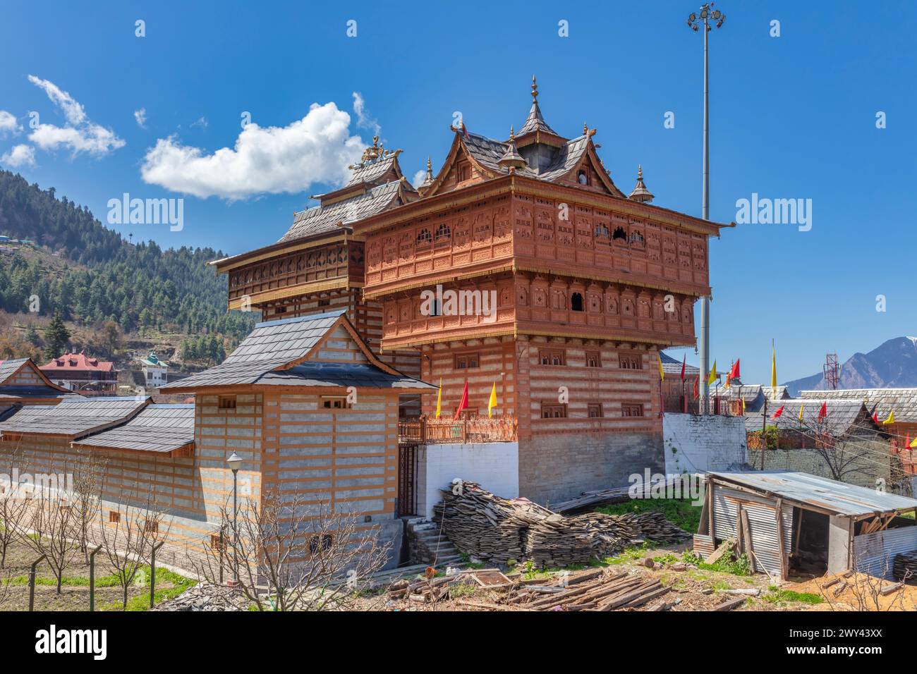 Bhimakali temple, Sarahan, Himachal Pradesh, India Stock Photo - Alamy