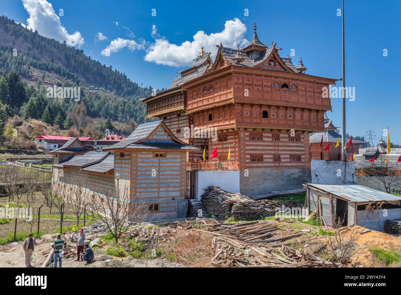 Bhimakali temple, Sarahan, Himachal Pradesh, India Stock Photo - Alamy